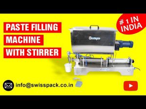 Paste Filling Machine with Stirrer Tank - Filling Capacity upto 1kg (SS ...
