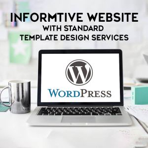 Wordpress Informative Website with standard template design